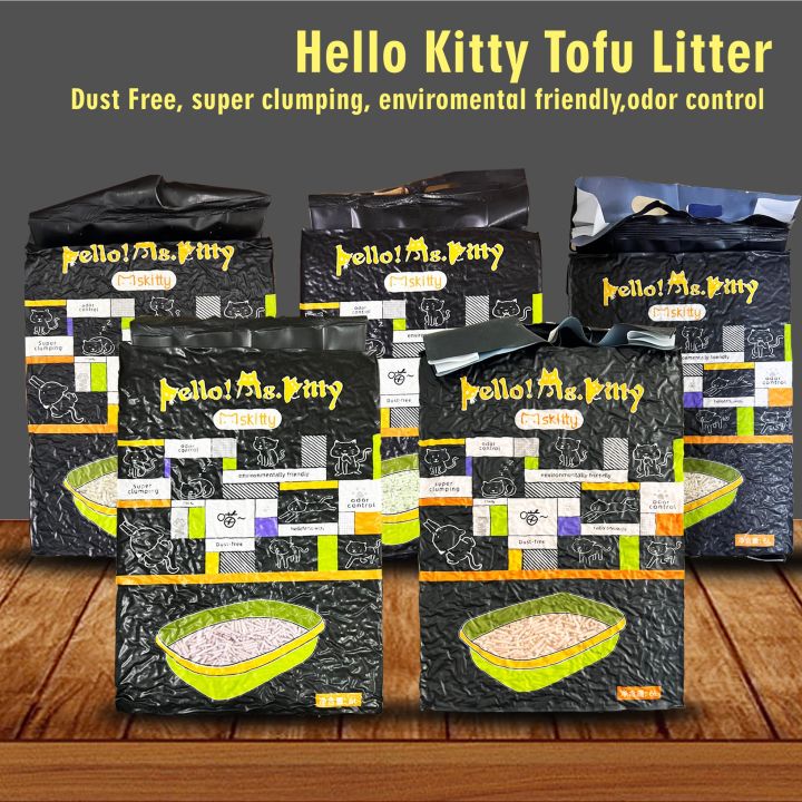 Hello Kitty Tofu Cat Litter Premium Tofu Litter 6L | Lazada