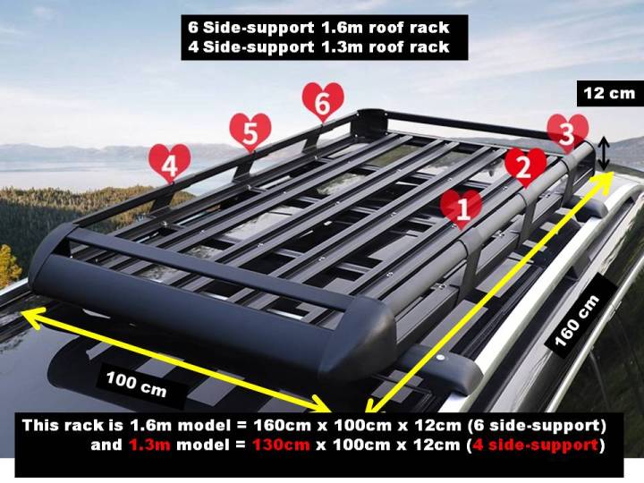 Universal Car Roof Rack and Open Rail car | Lazada