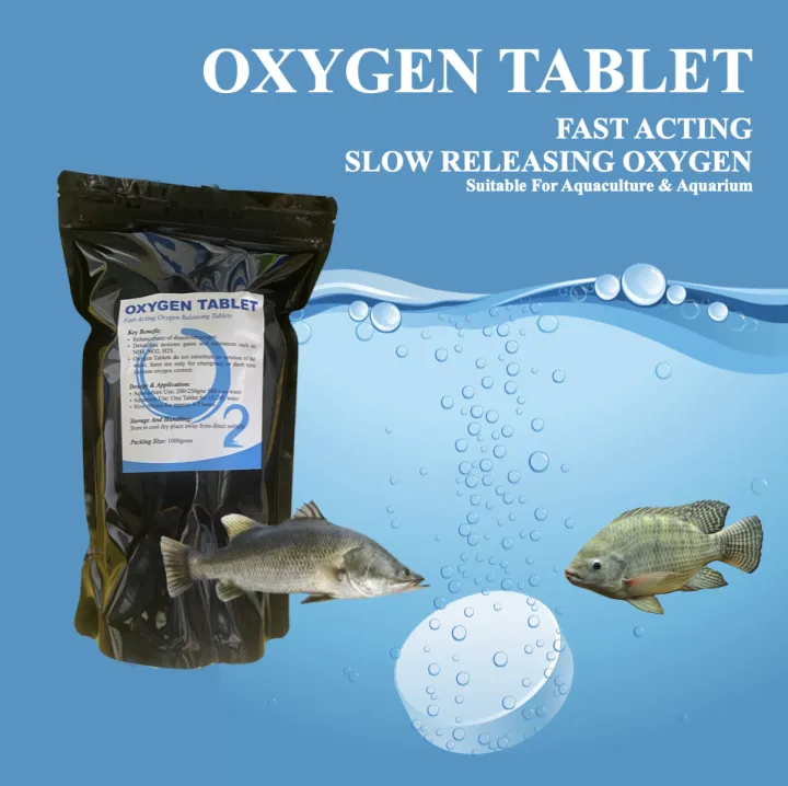 1000gm Oxygen Tablet for Aquaculture or Aquarium Use 水产增氧粒 | Lazada