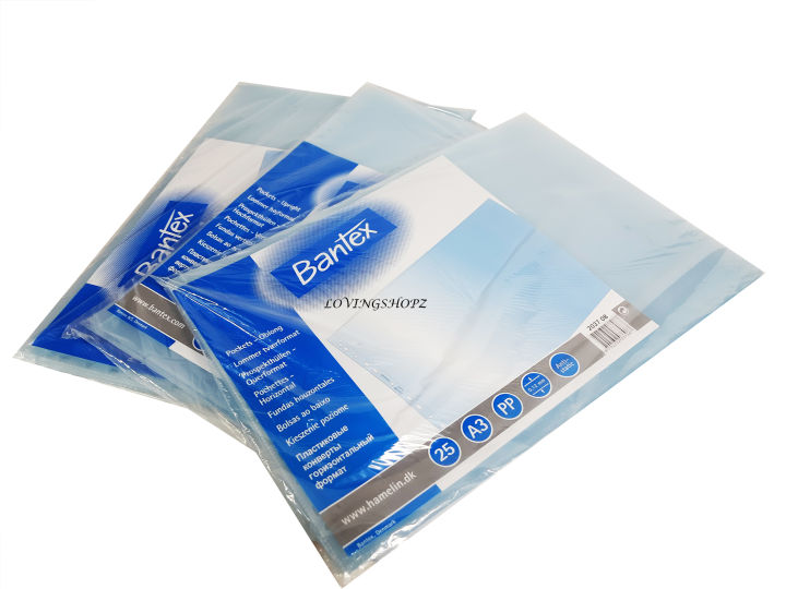 PP Pocket Plastik Ukuran A3- 2037, PP Pocket Bantex A3 LANDSCAPE 2037 ...