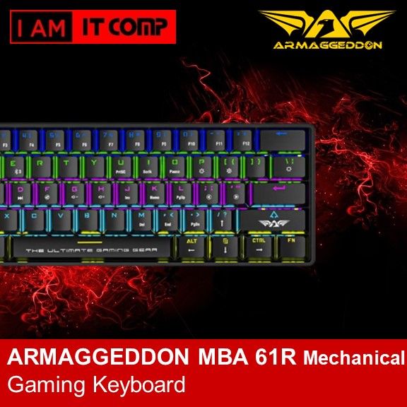 ARMAGGEDDON MBA-61R RGB Starling Mechanical Switches Wireless Gaming ...