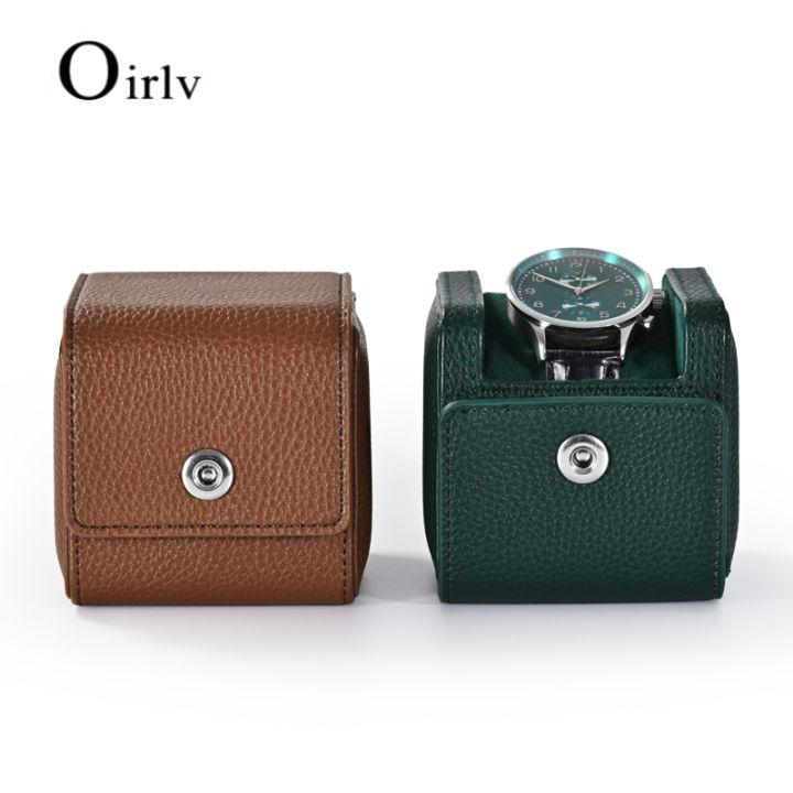 Oirlv Leather Watch Bag Men Women Watches Storage Organziers Travle ...
