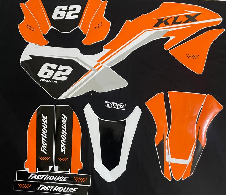 striping decal fullbody variasi sticker klx 150 bf variasi keren abu ...