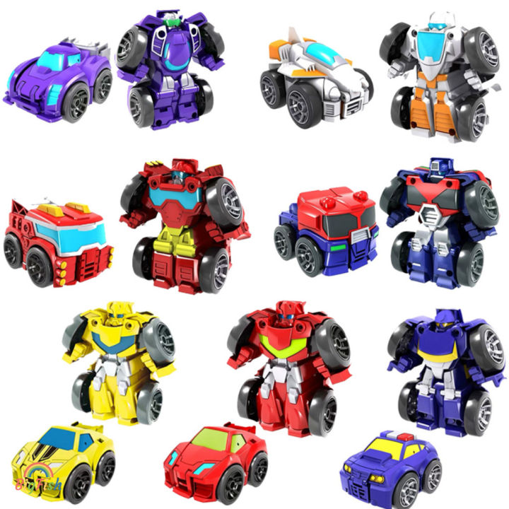 Transformers Pocket Toys Car Robot Toys for Boys Optimus Prime ...