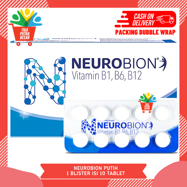 NEUROBION PUTIH VITAMIN B1 B6 DAN B12 1 STRIP 10 TABLET | Lazada Indonesia