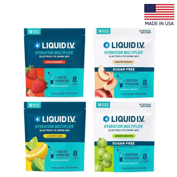 Liquid I.V. Hydration Multiplier EXP May 2026 | Electrolyte Drink Mix ...