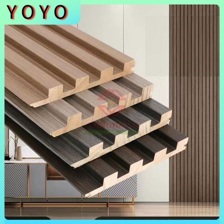 COD Wood Wallpaper Waterproof Grille Design Ecological Board Wallpaper ...