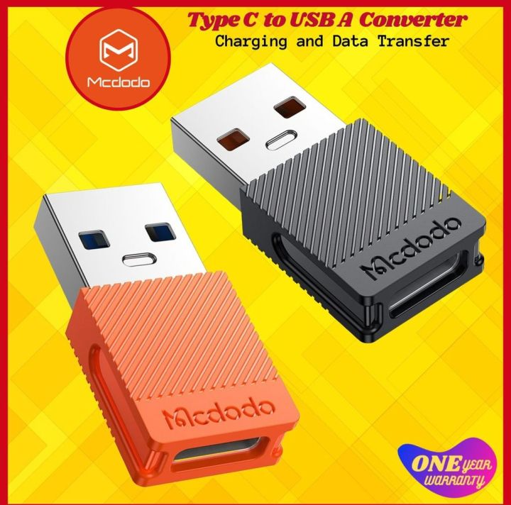 Mcdodo USB A To Type C OTG Adapter Type C Male To Female Data Converter ...