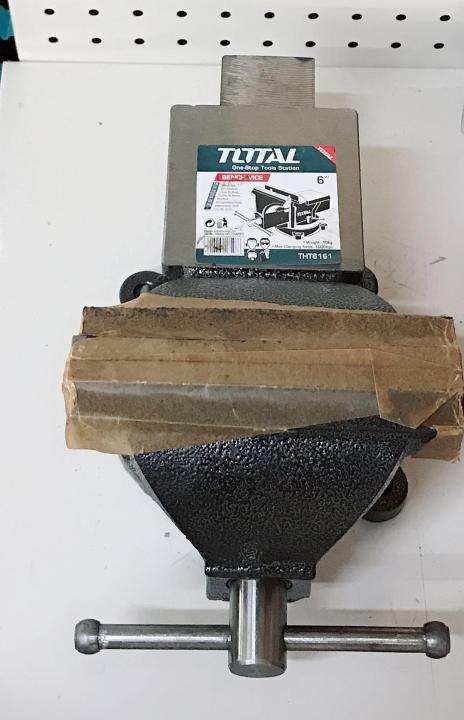 TOTAL bench vice 6 THT6166 | Lazada PH