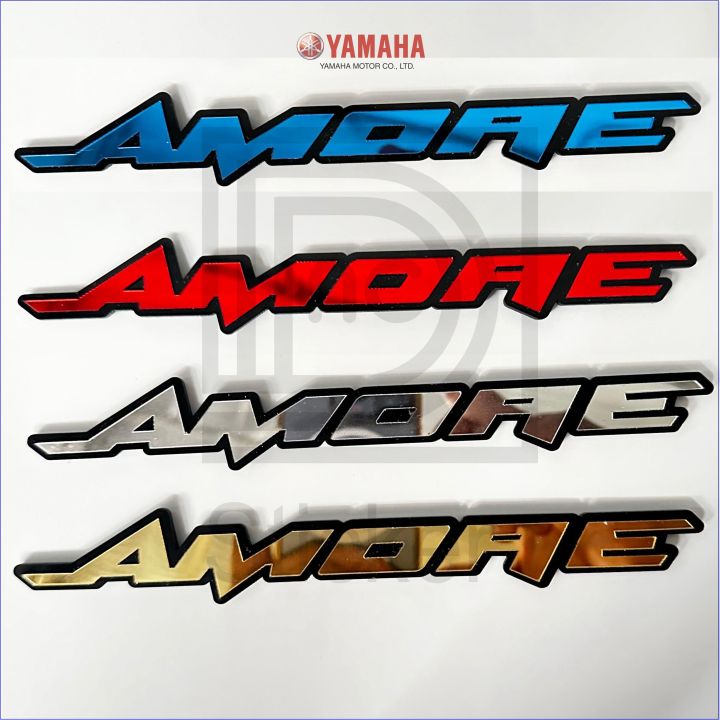 Emblem Yamaha Mio AMORE Thailand Logo Motor 3D Timbul Akrilik Variasi ...