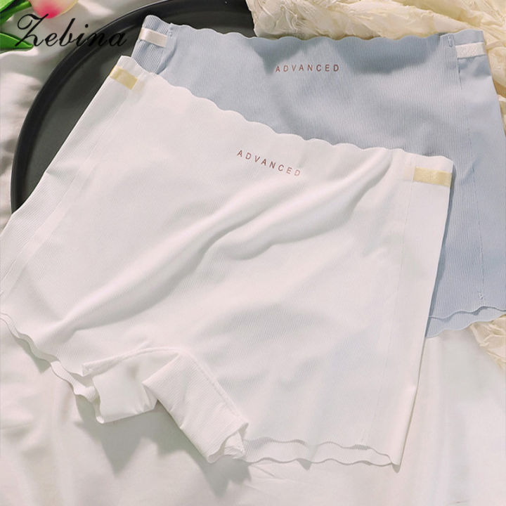 Zebina ชุดชั้นในสตรีกางเกงเซฟตี้เลกกิ้งบางกางเกงบ็อกเซอร์ไม่มีรอยต่อ ...