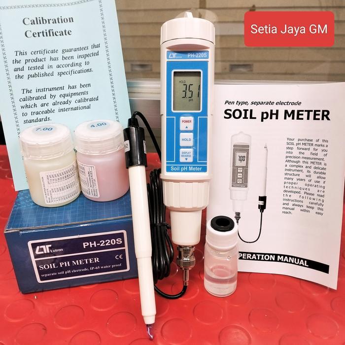 LUTRON PH-220S PEN SOIL PH METER | Lazada Indonesia