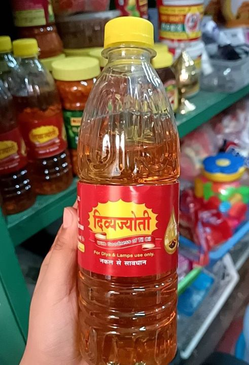 divya jyoti, organic til oil 500 - 450 ml. (divya jyoti.organic)เซซามิ ...