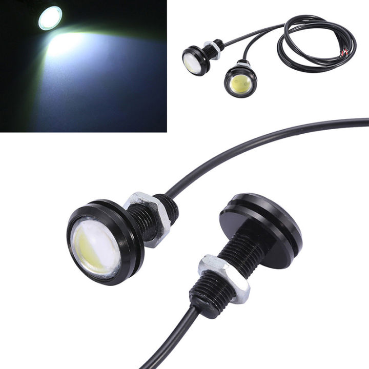 🚀 AM 2X 18W Eagle Eye Lamp Daylight LED DRL Fog Daytime Running Car ...