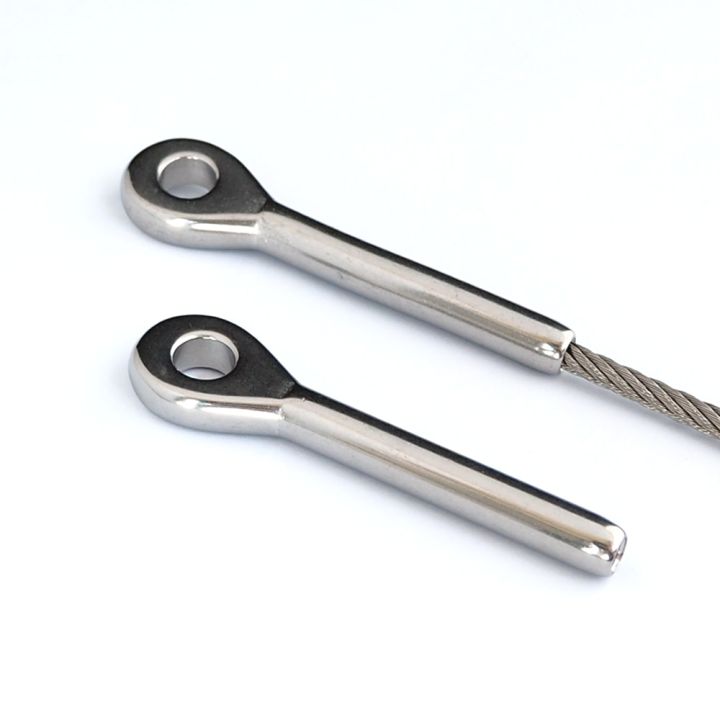 【Worth-Buy】 Eye Terminal 4mm Cable Fitting Stainless Steel 316 Wire ...