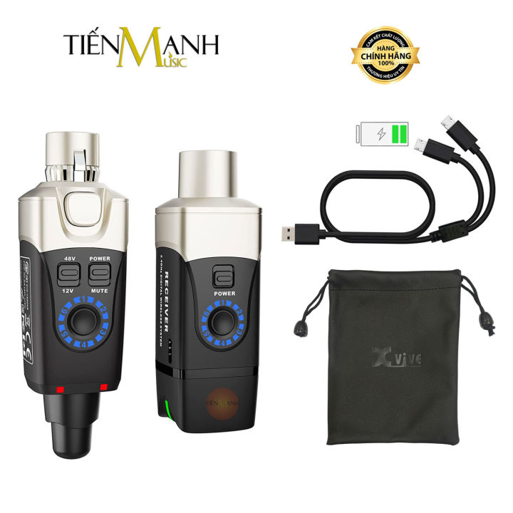 [Chính Hãng] Bộ Thu Phát Micro Condenser 48V Wireless Không Dây Xvive ...