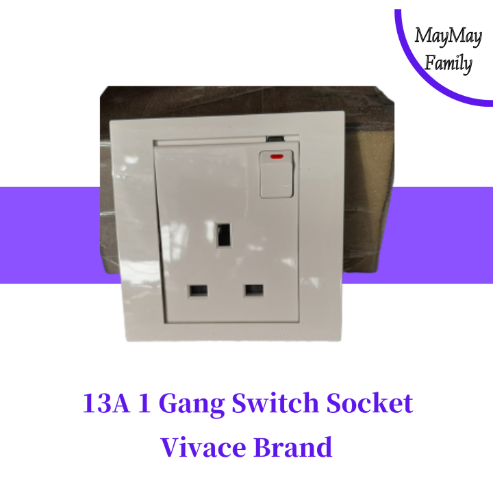13A 250 V 1 Gang Switch Socket | Lazada
