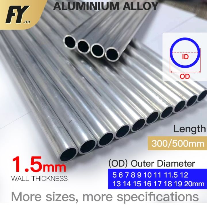 1-FUYI aluminum tube 1.5mm wall thickness OD5-50mm National standard ...