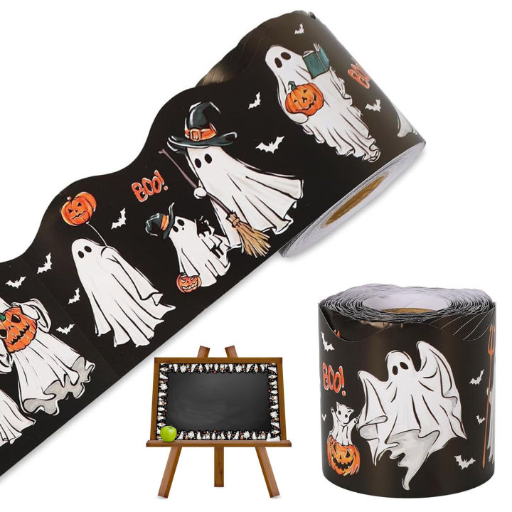 Ghost Bulletin Board Trim Unique Ghost Classroom Atmosphere Spooky ...
