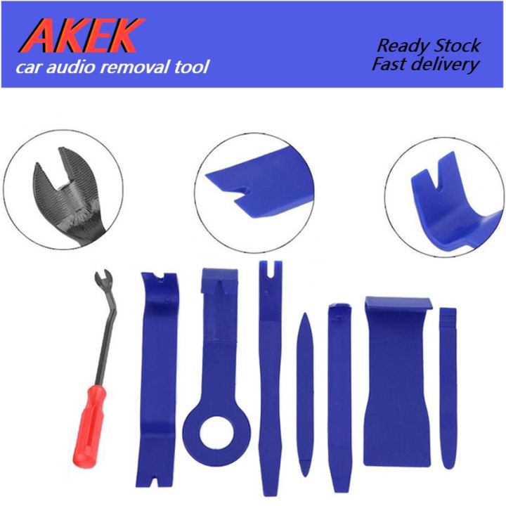 8pcs Panel Removal Tool Kit Auto Car Stereo Radio Pry Tools Door Clip ...