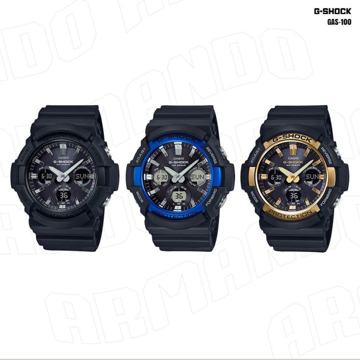 Casio G-Shock GAS-100B-1,GAS-100B-1A2,GAS-100G-1 นาฬิกาข้อมือ (ของแท้ ...