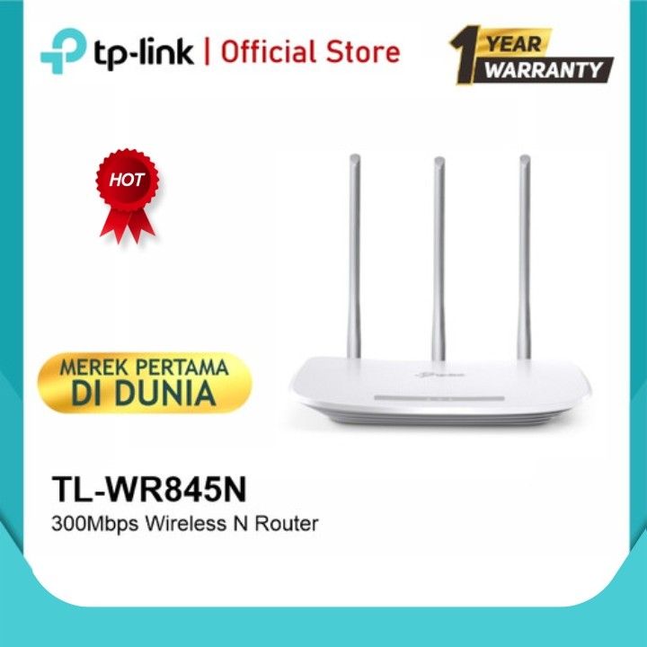 TP-Link TL-WR845N ROUTER Wireless N Speed WiFi 300Mbps Internet Rumah ...
