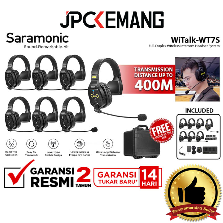 Saramonic WiTalk WT7S 7-Person Full-Duplex Intercom System WT 7S JPC ...