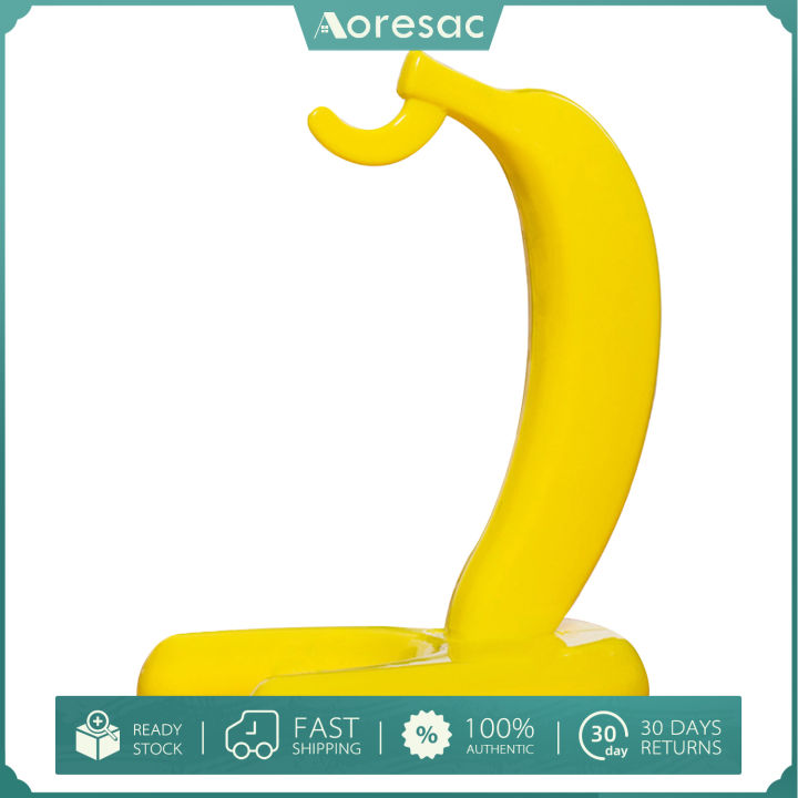 Banana Hanger Banana Tree Holder Stand Yellow Modern Banana Display ...