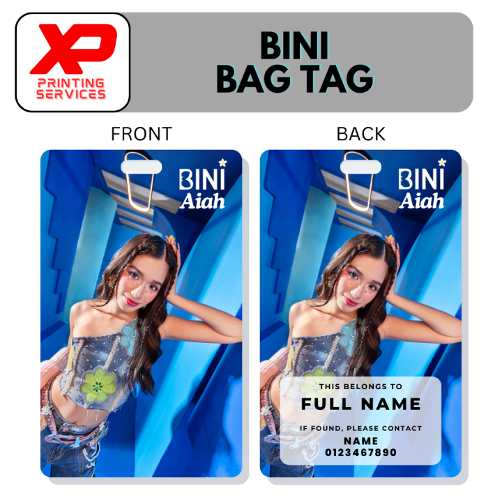 BINI Salamin Salamin Bag Tag Personalized with FREE Rubber Loop | Lazada PH