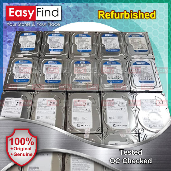 (REFURBISHED) HDD Hard Disk SATA 500GB/320GB/250GB 3.5" Desktop / PC ...