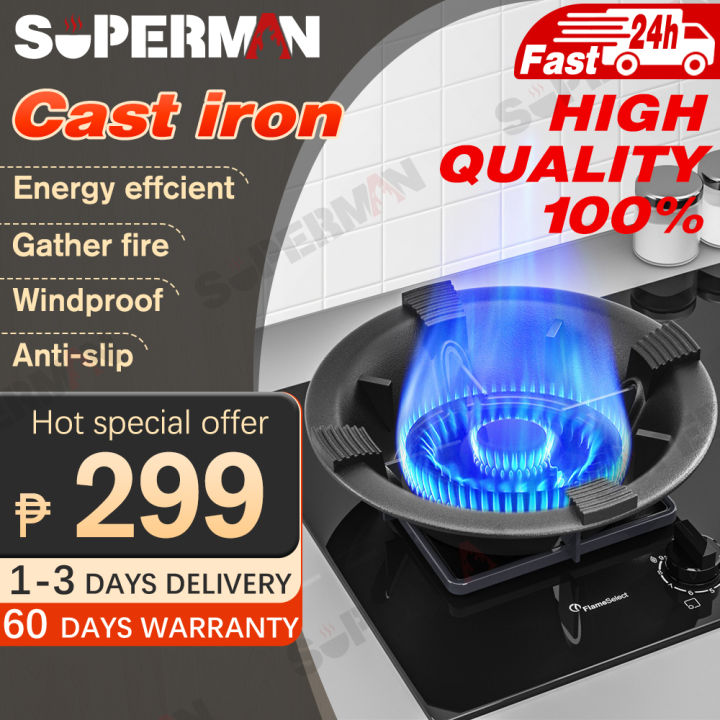 SUPERMAN 4 or 5 Claws Cast Iron Stove Cover Shield High Quality ...