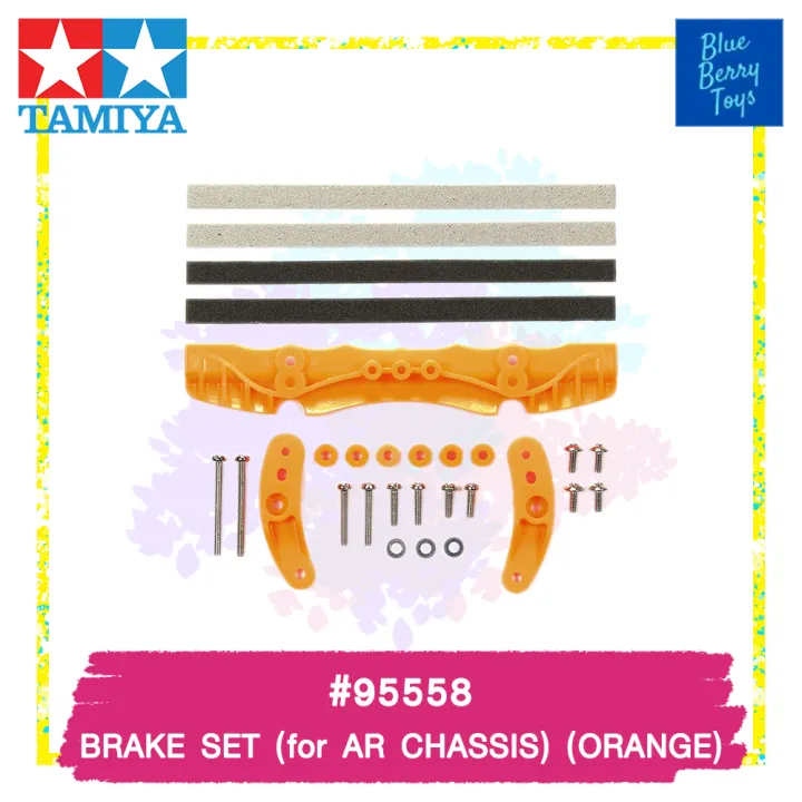 TAMIYA 95558 BRAKE SET (for AR CHASSIS) (ORANGE) รถของเล่น ทามิย่า ของ ...