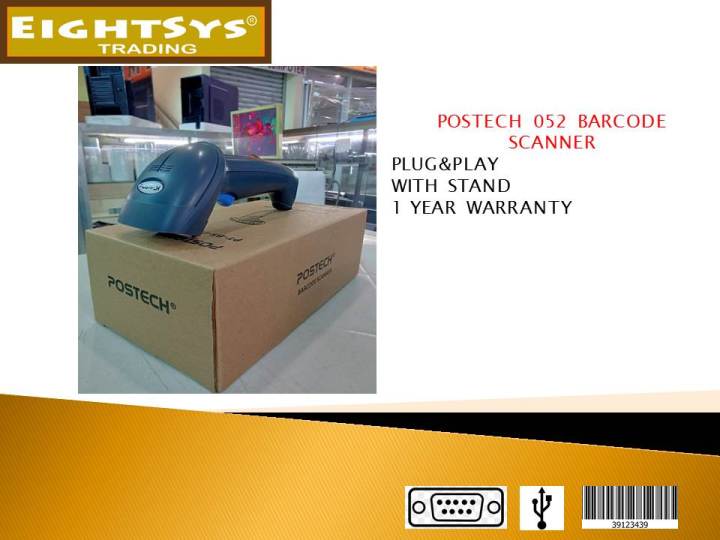 Barcode Scanner 1D Postech 052 | Lazada PH