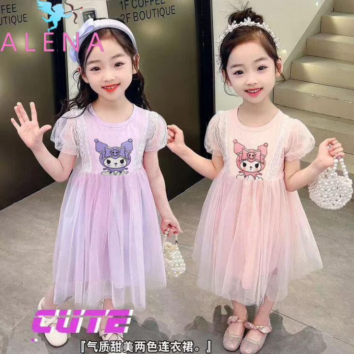 ALENA 🧡🧡🧡 Sanrio Kuromi Váy Mùa Hè Cho Bé Gái Váy Bé Gái Váy Công Chúa ...