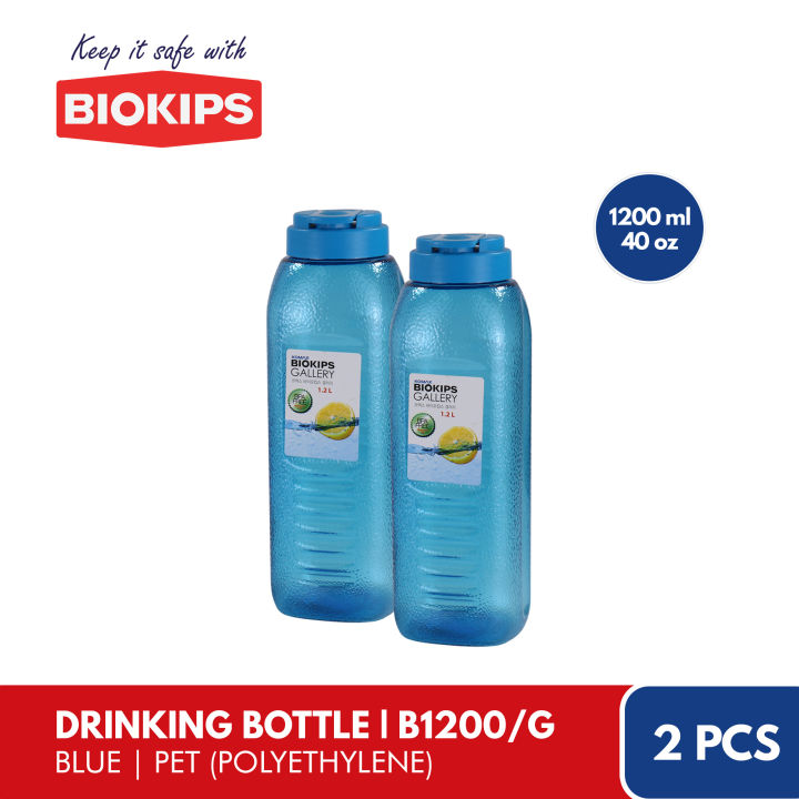 Biokips Gallery Drinking Bottle Gift Set 1200ml (B1T1) | Wide Mouth w ...