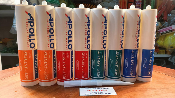 Keo silicon Apollo, Keo silicone chính hãng 300 ml có 3 màu lựa chọn là ...