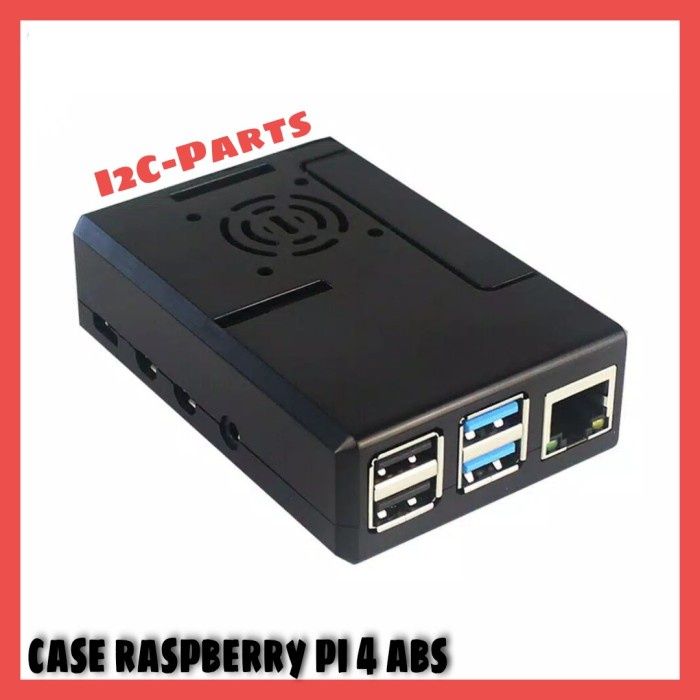 Case Raspberry Pi 4 Casing Enclosure Box ABS Support Fan | Lazada Indonesia