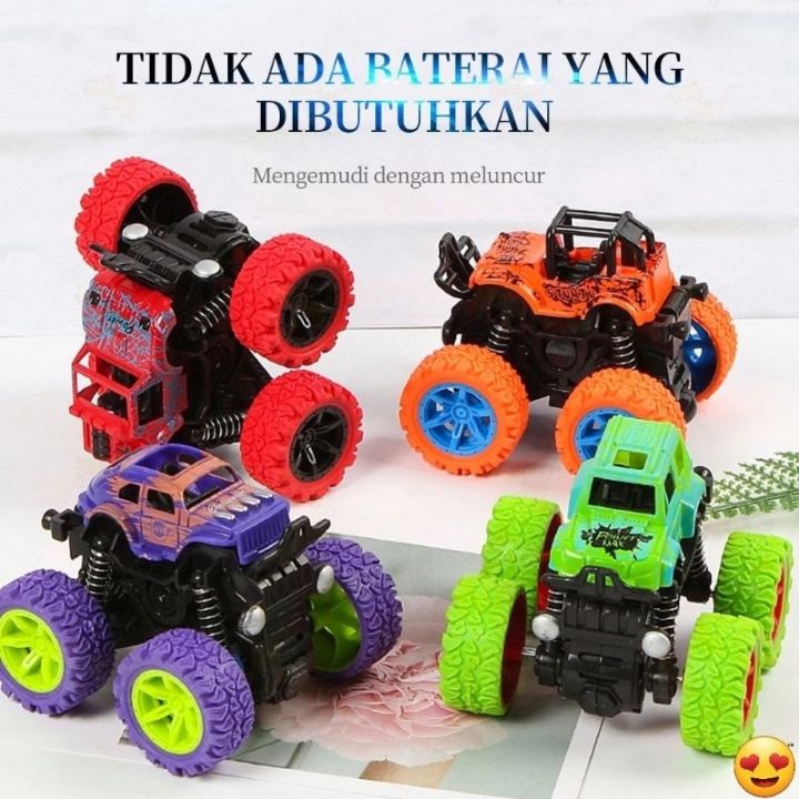 Mainan mobil zip zap offroad 4drive 360 derajat mobil jip mainan anak ...