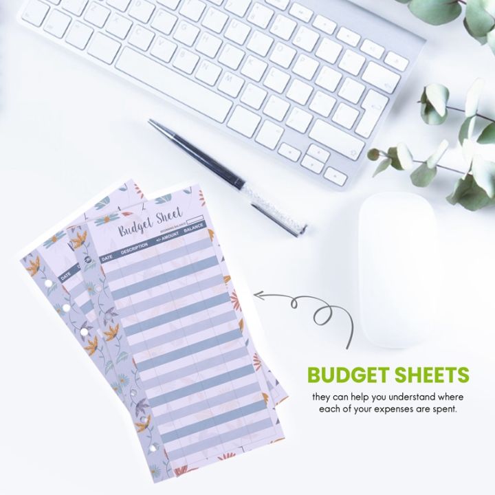 【JIS】-12 Expense Budget Sheets, Money Organizer for A6 Budget Binder ...