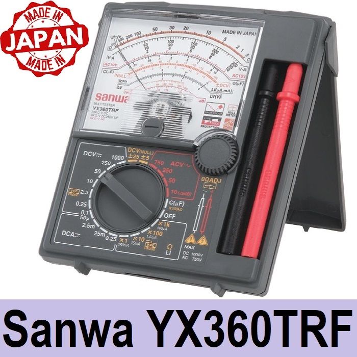 Sanwa YX360TRF Analog Multi-Tester Multi-Meter Made in JAPAN Analogue ...