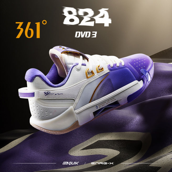 361 Degrees Dinwiddie DVD 3 Men Basketball Shoes Rebound Shock Absorption 672441112 | Lazada PH