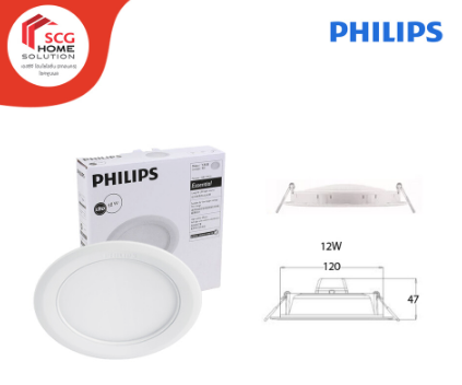 Philips โคมไฟดาวน์ไลท์ LED สำเร็จรูป รุ่น 59522 | Lazada.co.th