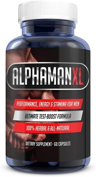 EXPIRY 1/2025 AlphaManXL Performance Energy & Stamina for Men Dietary ...