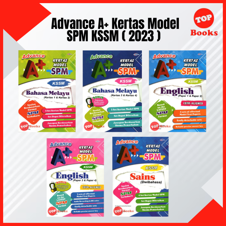 [topbooks Cemerlang] Buku Latihan Advance A Kertas Model Spm Kssm