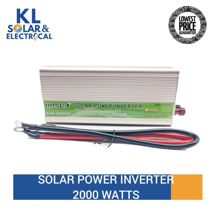 Bosca Solar Power Inverter 2000 Watts (SUA-2000AF) | Solar Inverter for ...