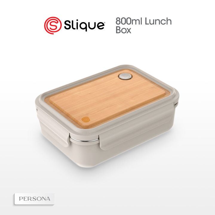 SLIQUE Premium Stainless Steel Insulated Lunch Box for Adult & Kids ...