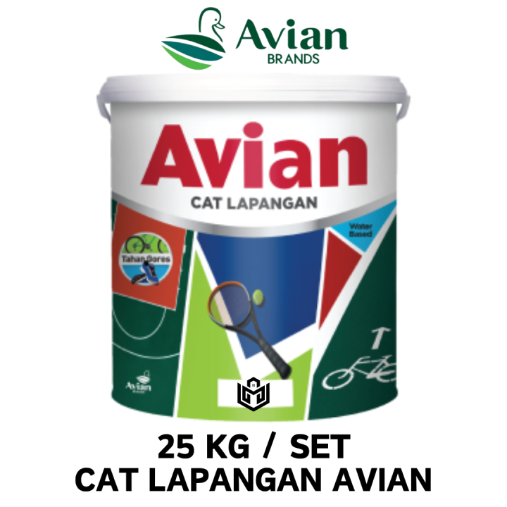 Cat Lapangan Avian Kemasan 25 Kg / Set (Cat+Pasir) / AVIAN BRANDS ...