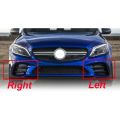 Car Front Bumper Fog Light Cover Grilles for Mercedes Benz C-Class W205 ...