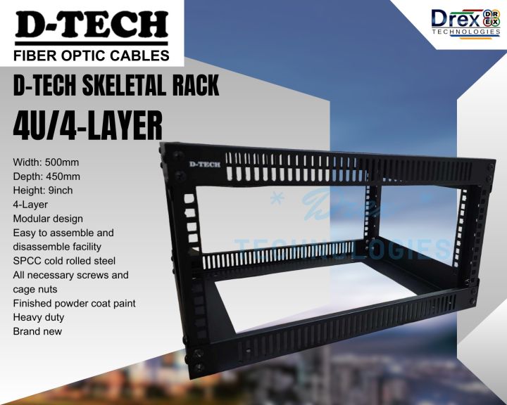D-TECH 4U/4-Layer Skeletal Rack (Disassembled) | Lazada PH