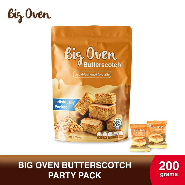 Big Oven Party Pack Butterscotch 200g | Lazada PH